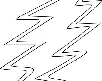 Grateful Dead Lightning Bolt SVG | Cricut Use | Digital File - Etsy