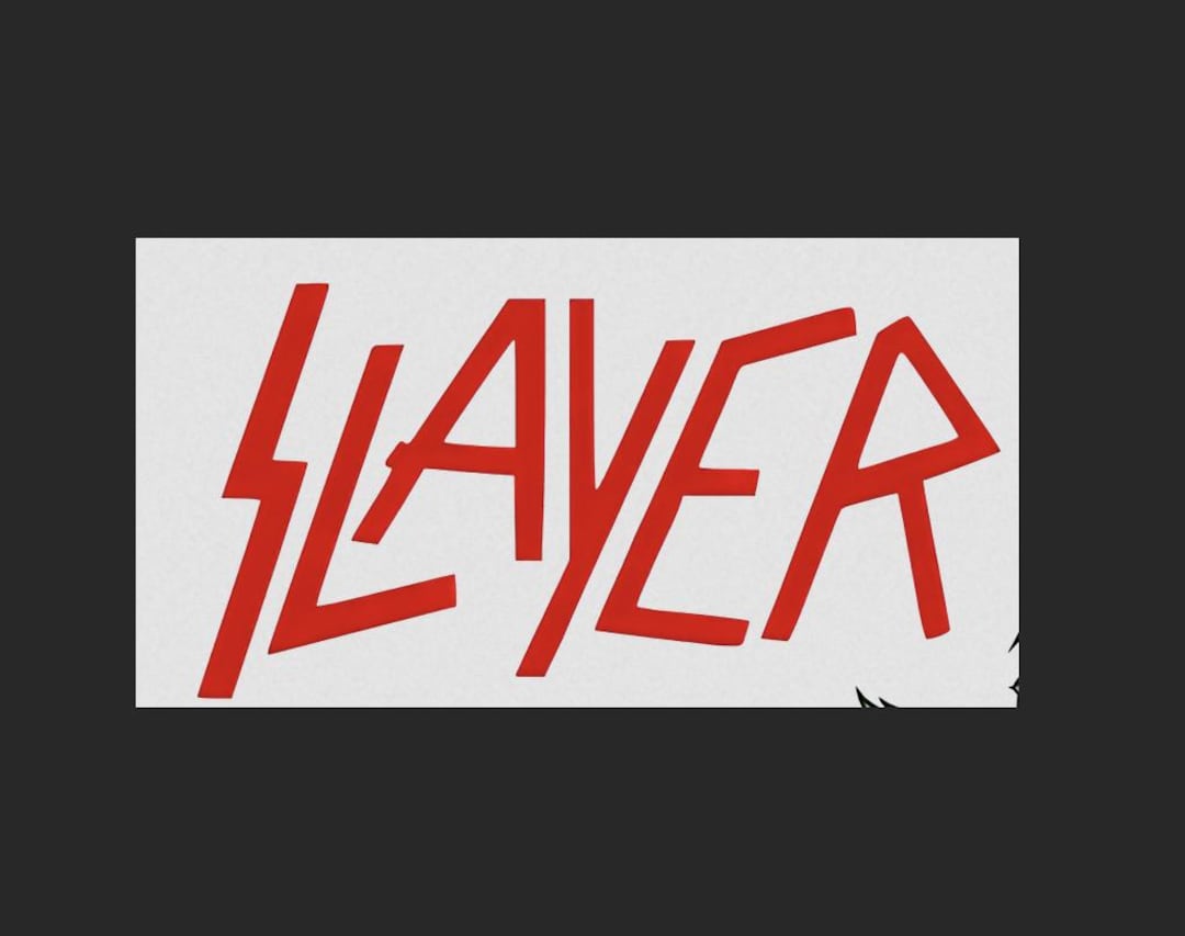 Slayer Band Logo Inspired Svg Dxf Png Digital Download for Cricut Cnc ...