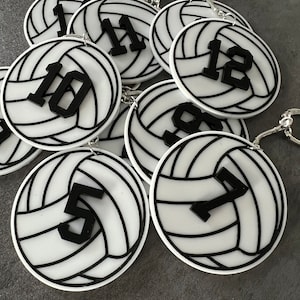 Volleyball Keychain SVG * Digital File * Laser Ready - Etsy