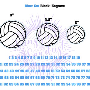 Volleyball Keychain SVG * Digital File * Laser Ready - Etsy