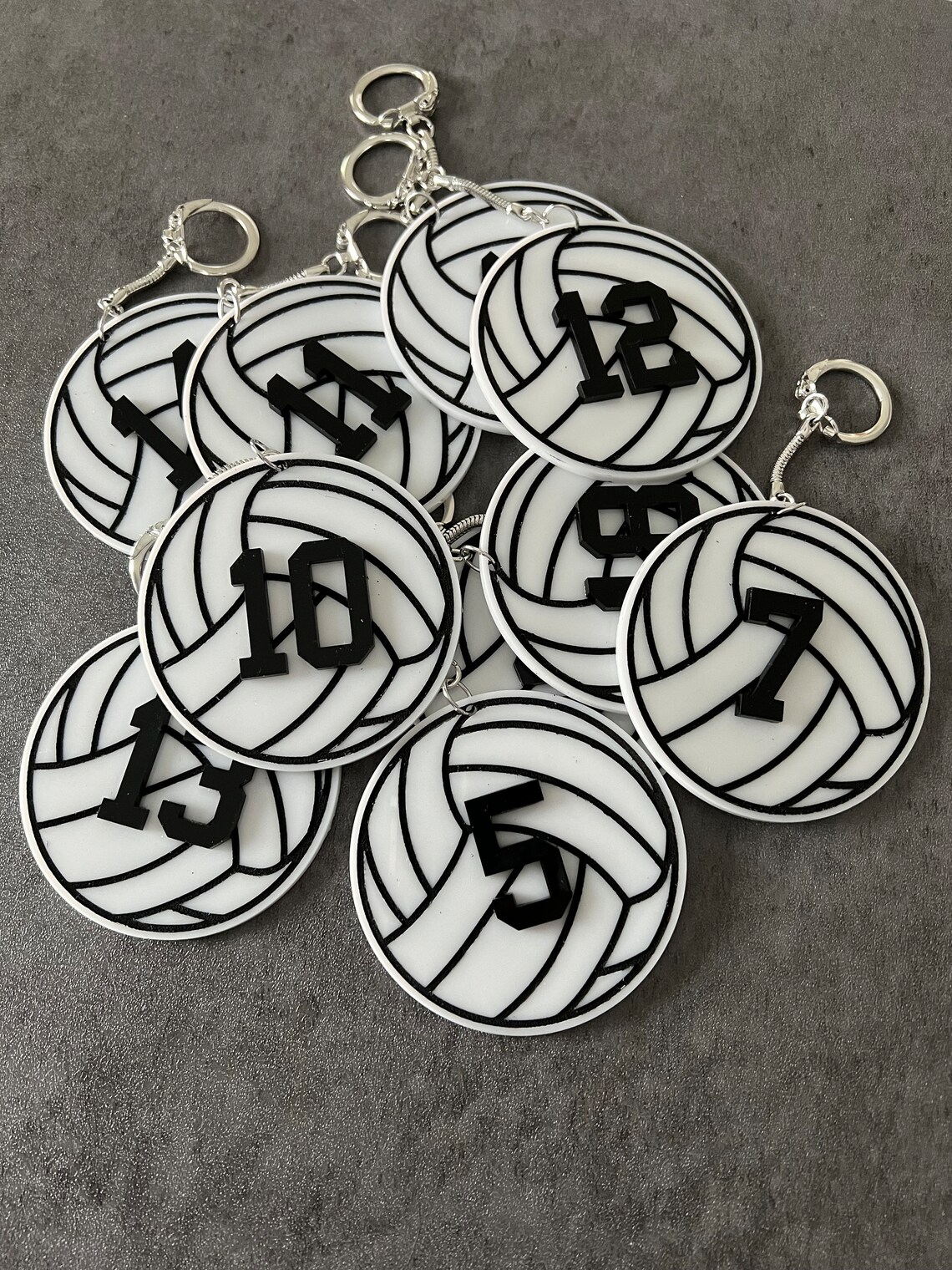 Volleyball Keychain SVG * Digital File * Laser Ready - Etsy