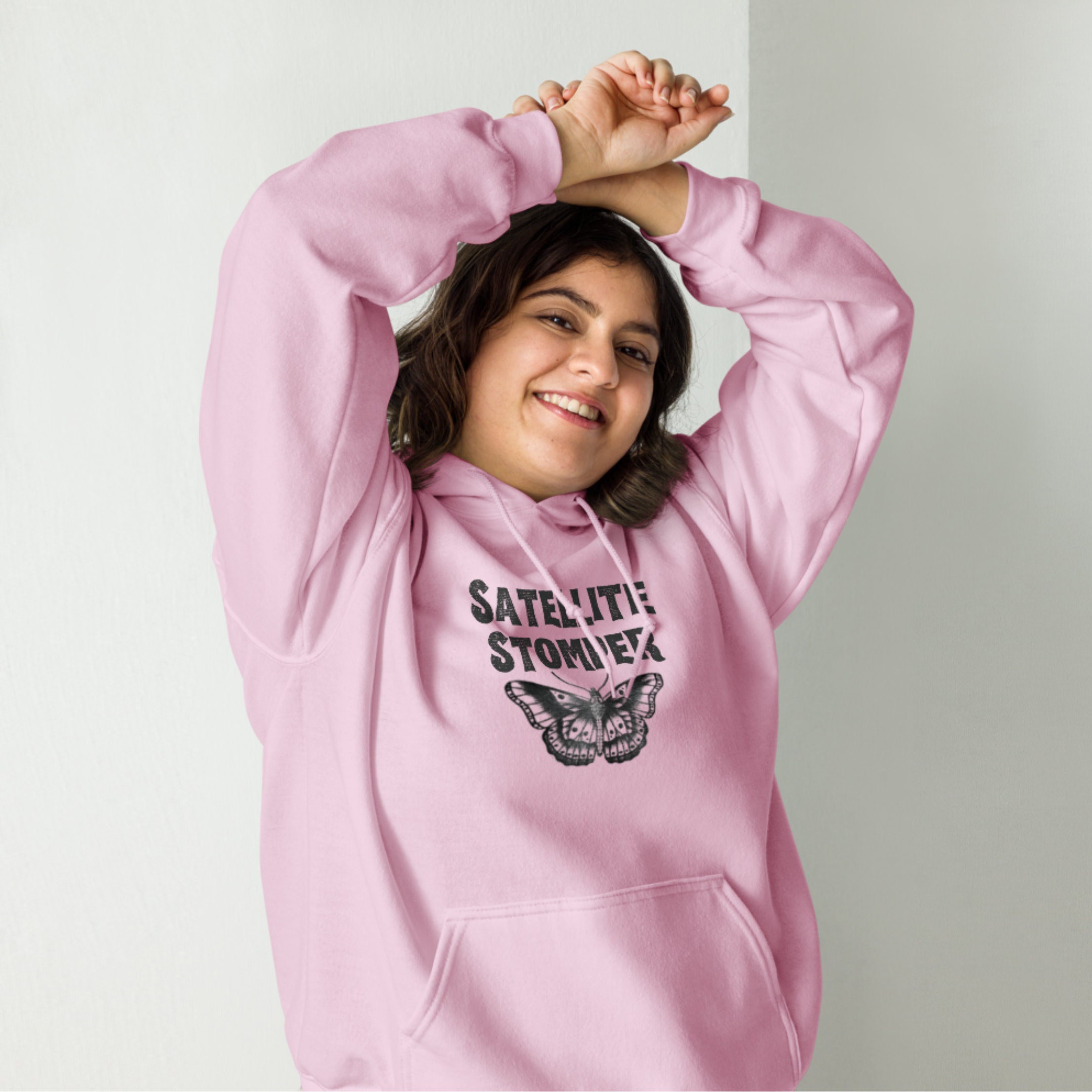 Harry Styles Moth/butterfly Tattoo Unisex Hoodie Hoody Satellite ...