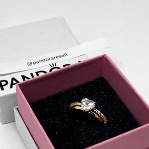 Brand New Pandora Double Band Ring - Etsy