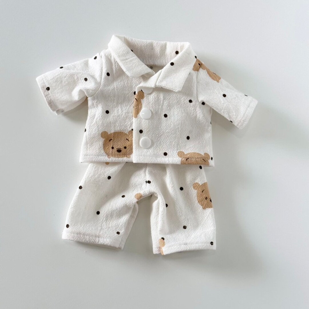 Handmade 40cm Doll Pajamas, Cute Bear Print Doll Clothes - Etsy