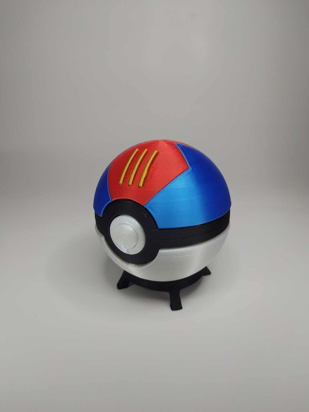 Lure Ball Replica Prop Switch Game Case Holder Spring Loaded 3D Print ...