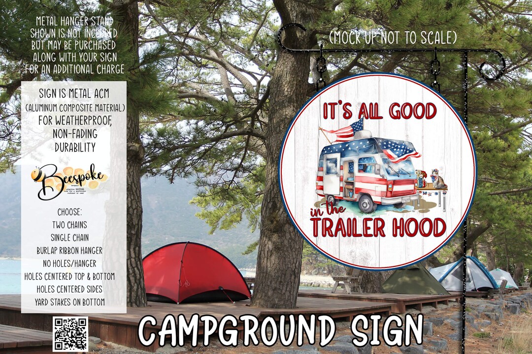 Camping Flag / Camper Sign / Custom Camping Garden Flags / Patriotic ...