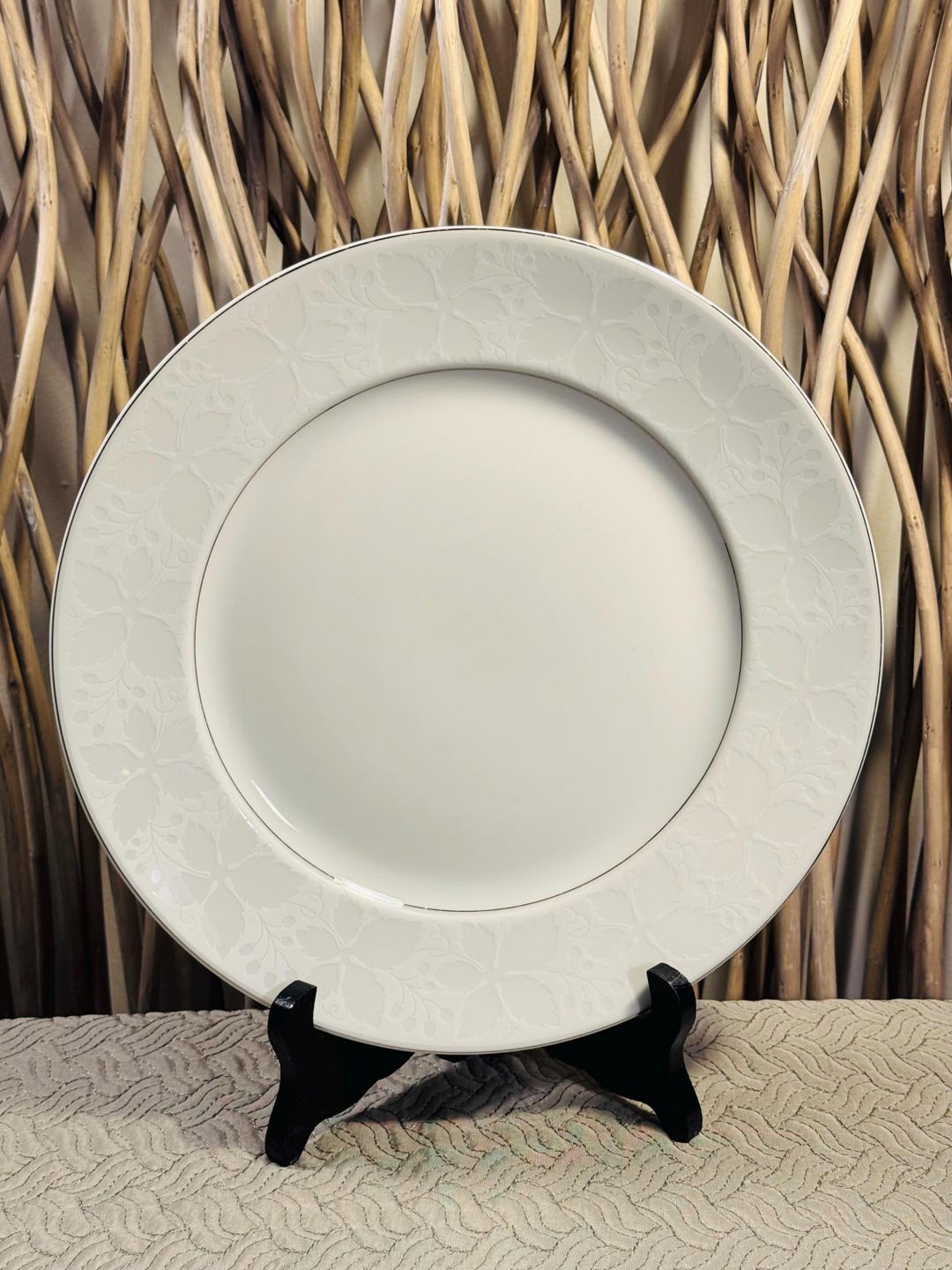 Vintage Rosenthal Continental Dinner Plates Set of 4: White Velvet ...