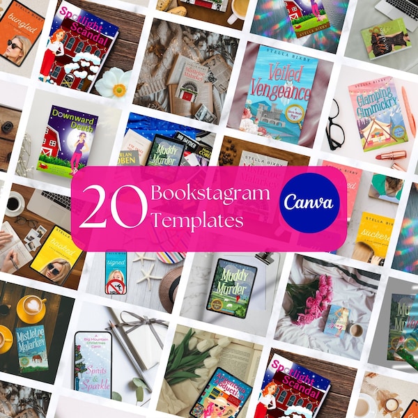 Book Cover Review Template - Etsy