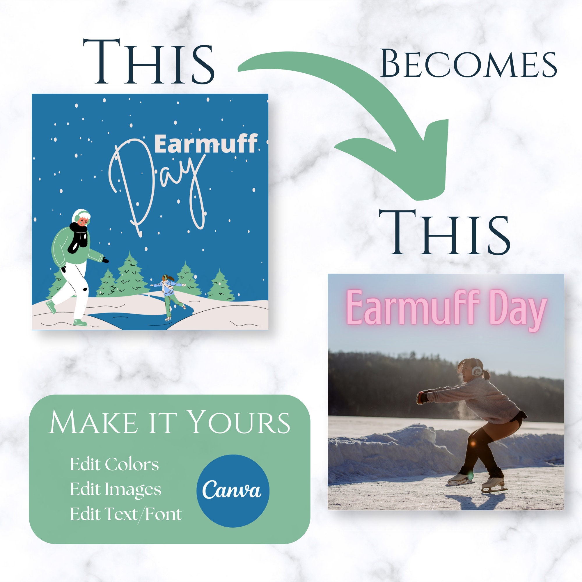 31 Canva Templates for Authors | Unofficial March Holidays V.2 ...