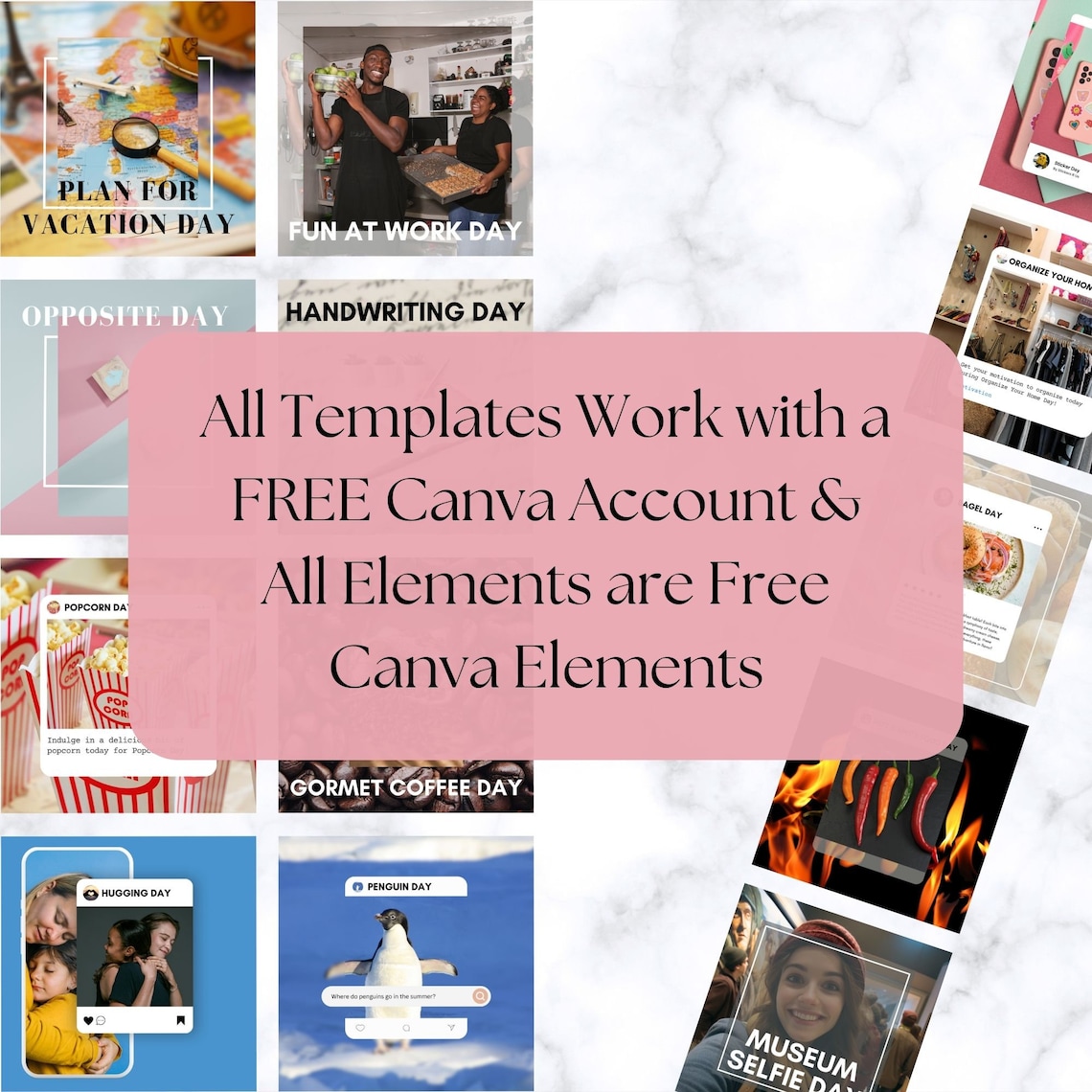 31 Canva Templates for Authors | Unofficial January Holidays | Writers ...
