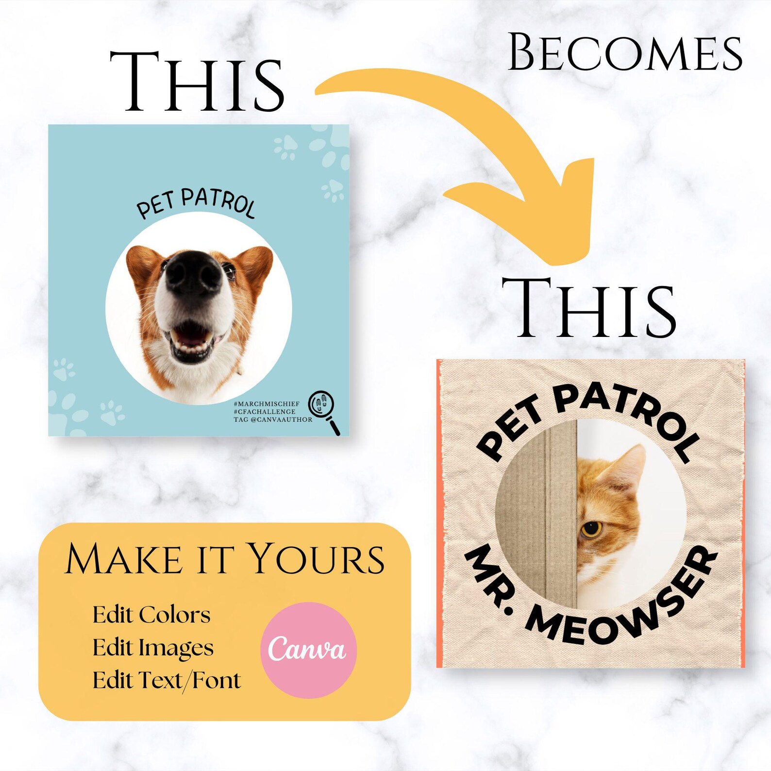 31 July IG Challenge Canva Templates for Cozy Mystery Authors | Writers ...
