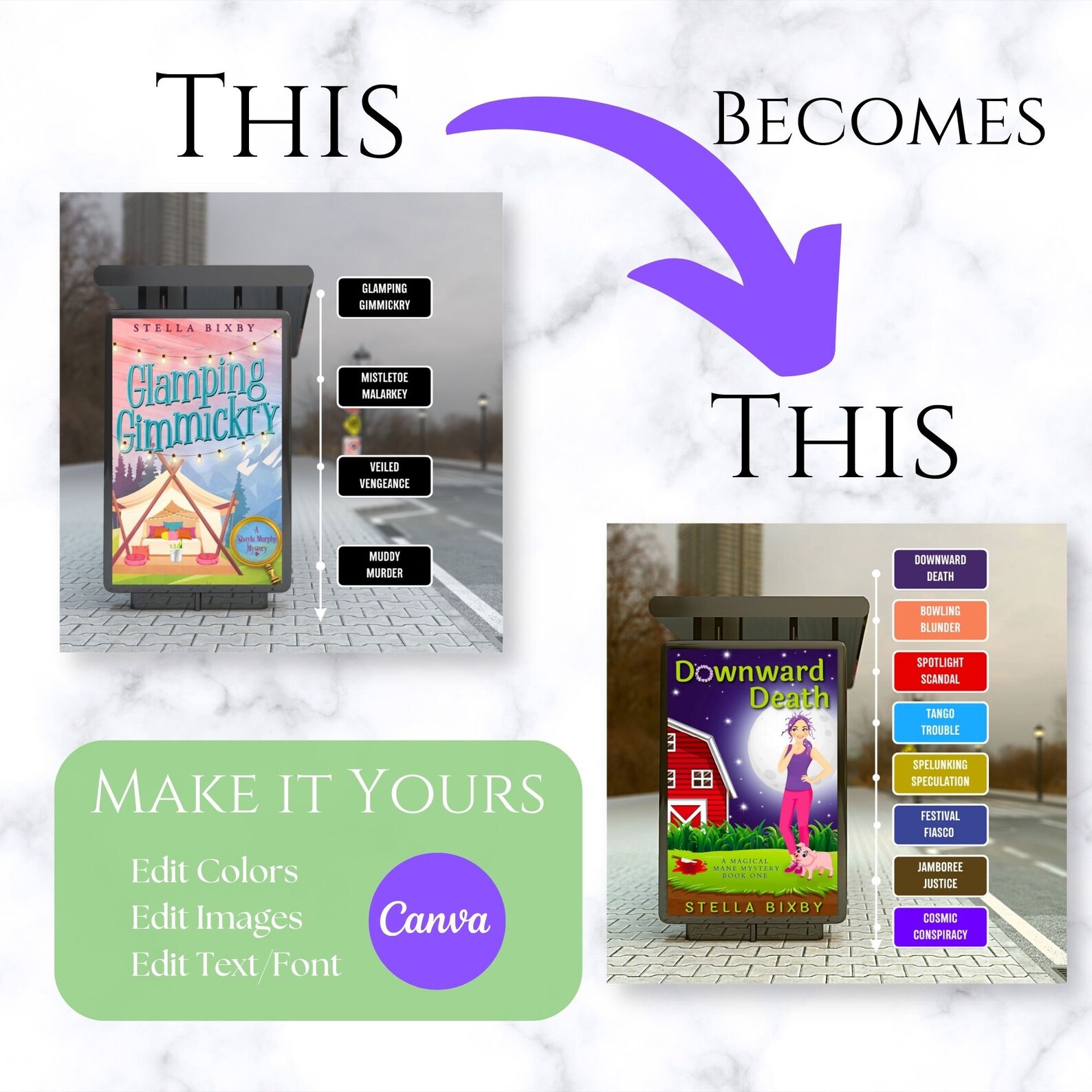 30 Canva Book Cover Mockup Templates for Authors | Writers ...