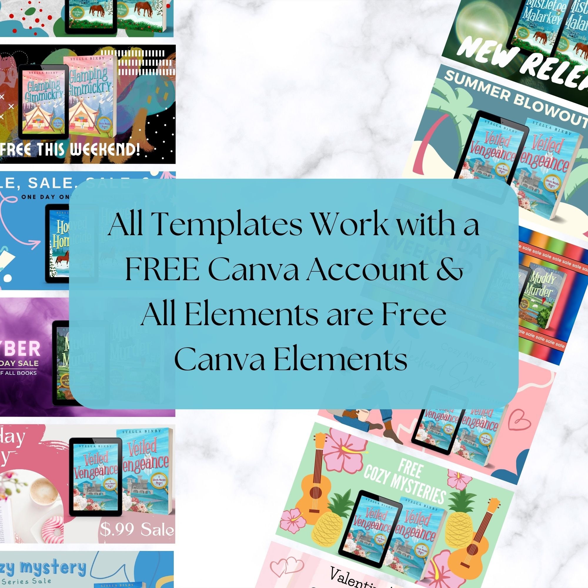 15 Canva Book Mockup Promo Templates for Authors | Writers ...