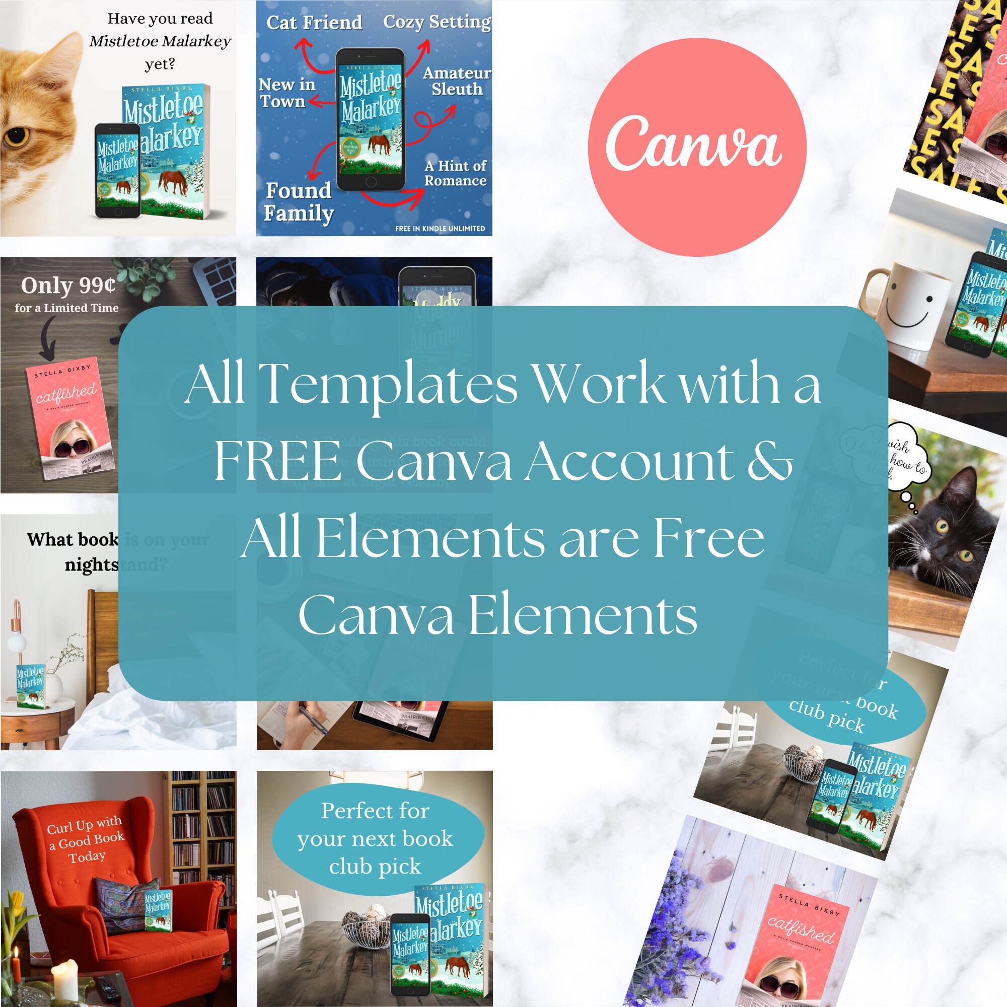 30 Canva Book Mockup Templates for Authors Writers - Etsy Australia