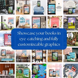 30 Canva Book Mockup Templates for Authors | Writers | Bookstagram ...