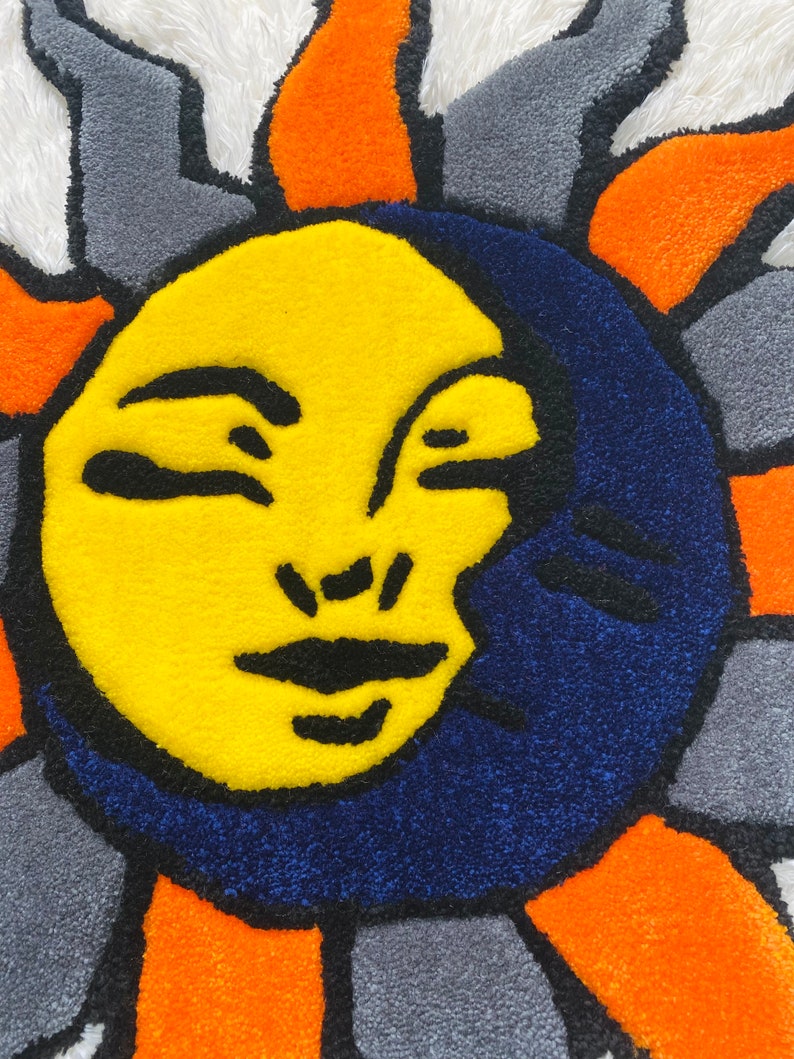 Sun and Moon Rug, Astrology Rug - Etsy