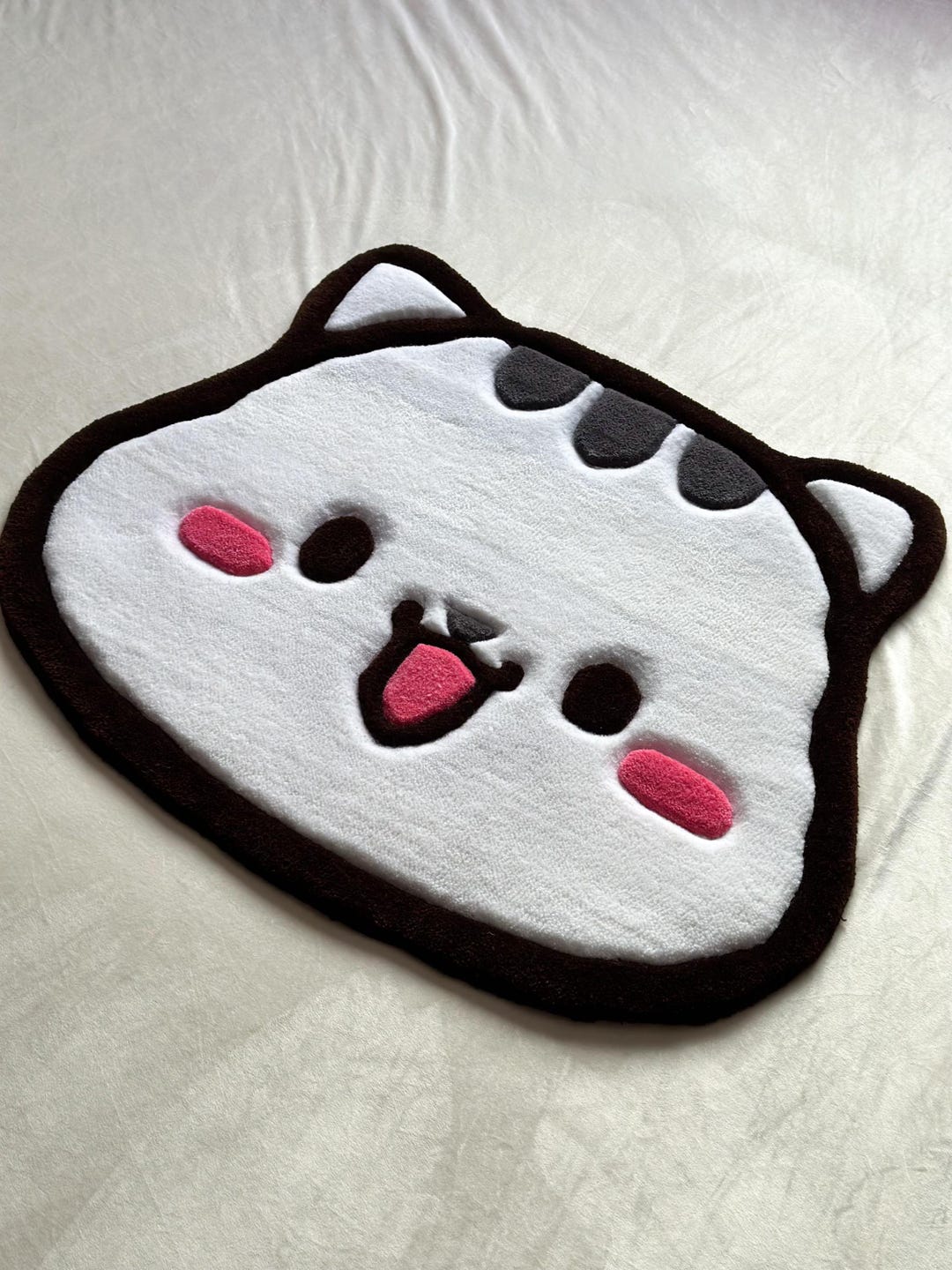 Cute Cat Rug, Cat Nursery Rug, Blushing Cat Rug - Etsy