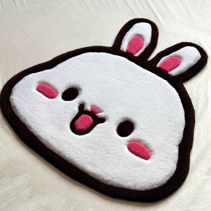 Bunny Rug - Etsy