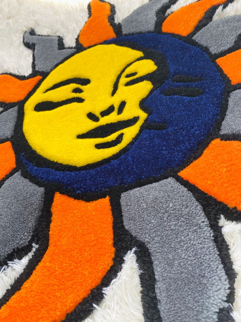 Sun and Moon Rug, Astrology Rug - Etsy