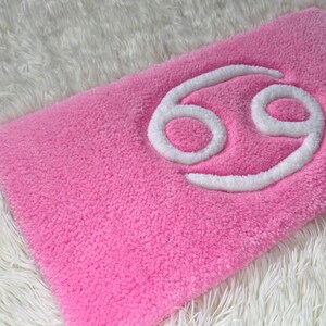 Cancer Keyboard Rug Mat, Astrology Keyboard Mat, Pink Keyboard Mat - Etsy