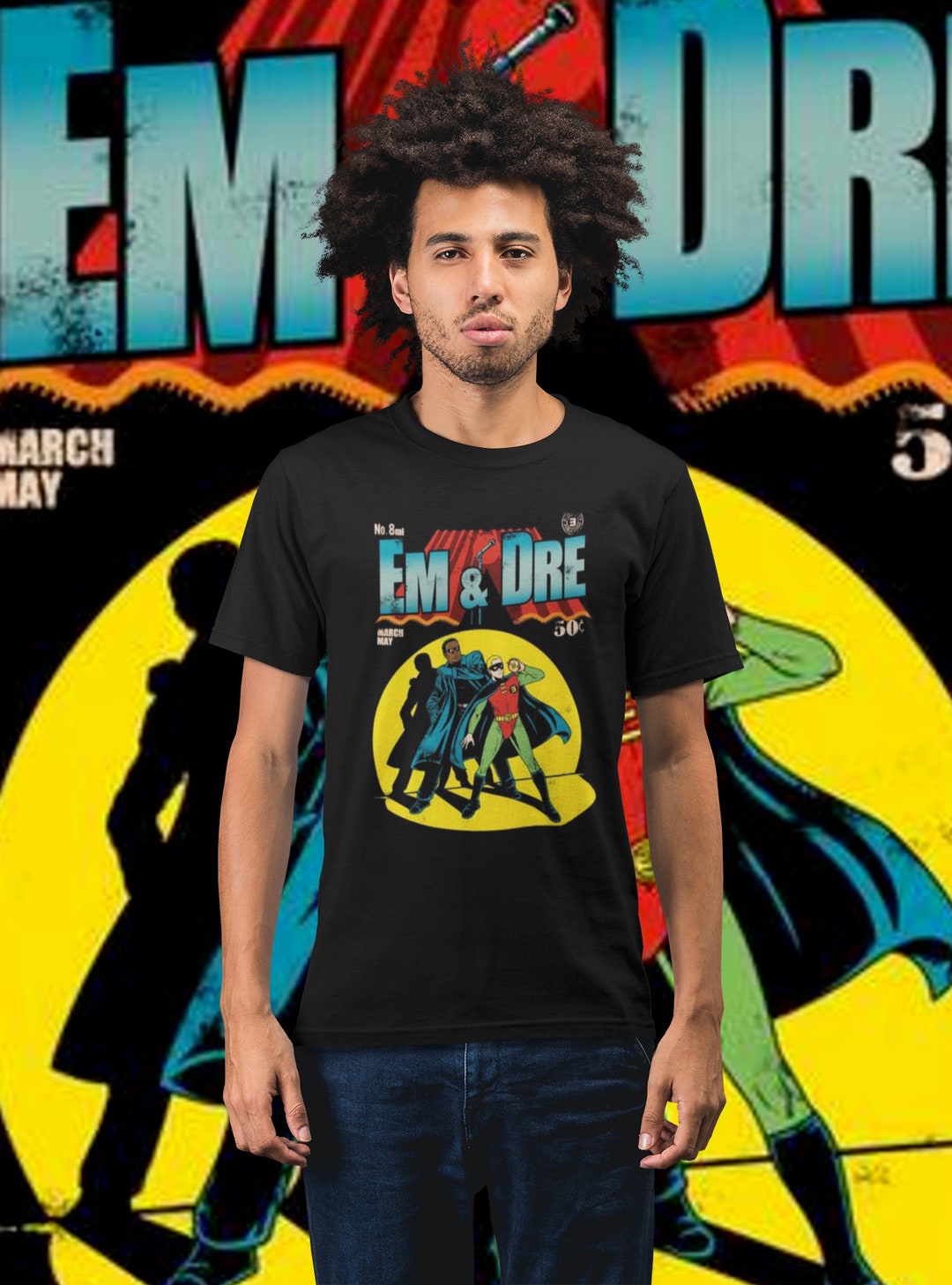 Em and Dre Awesome Rap Tshirt Rapper Tee Music Shirt Unisex Sizes Fan ...