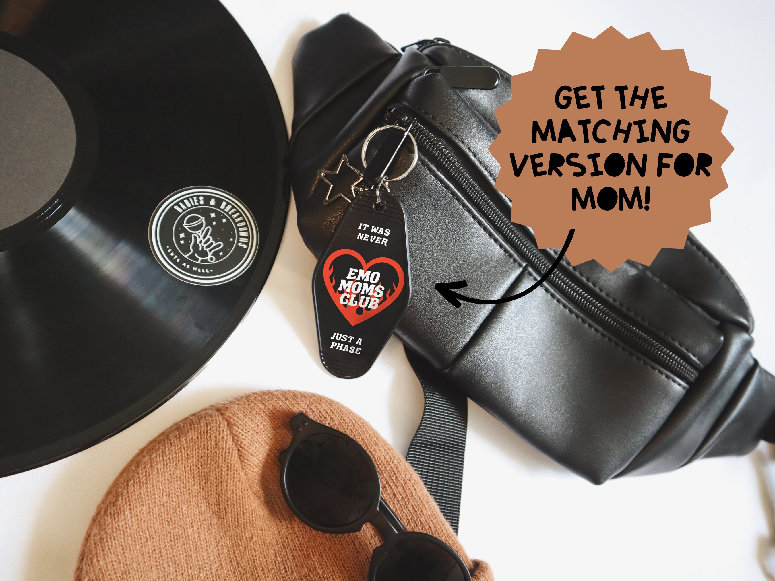 Metal Dads Club | Retro Motel Trendy Keychain | Custom Diaper Bag ...