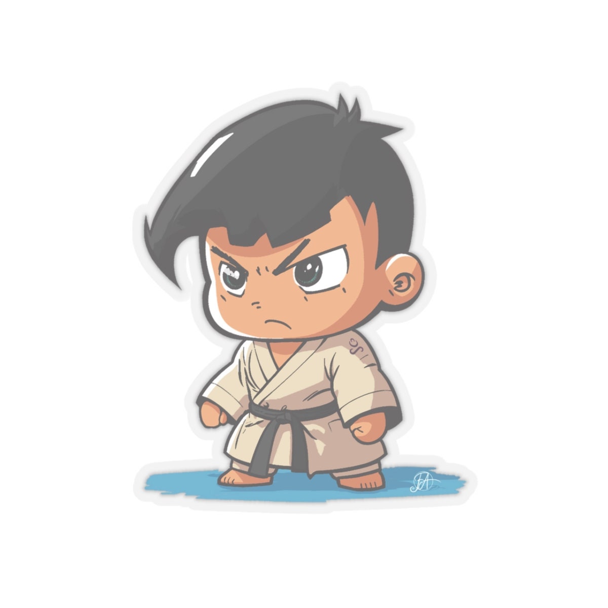 Black Belt JUDO Kid Kiss-cut Vinyl Stickers, Perfect for Dojo Masters ...