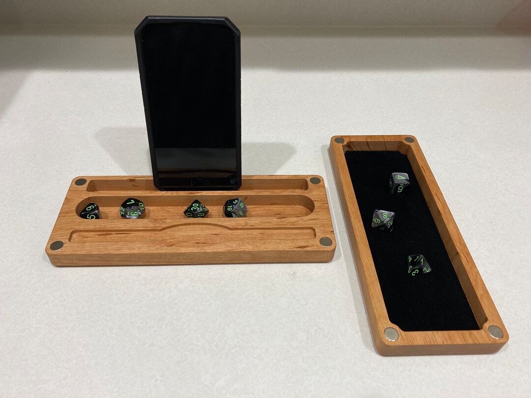 DND Dice Box and Phone Holder - Etsy