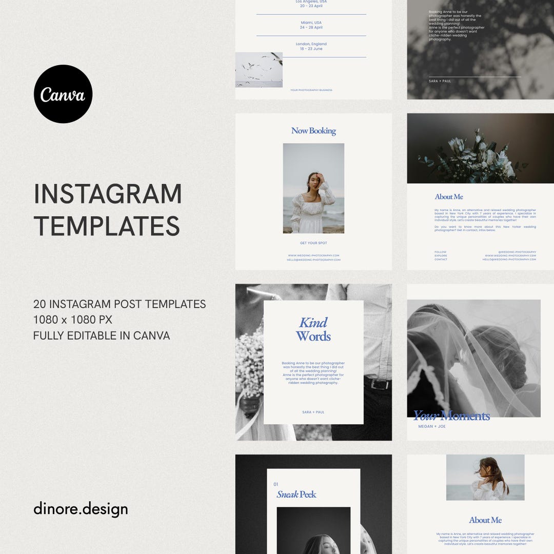 Photographer Instagram Template Photographer Instagram Post Template ...