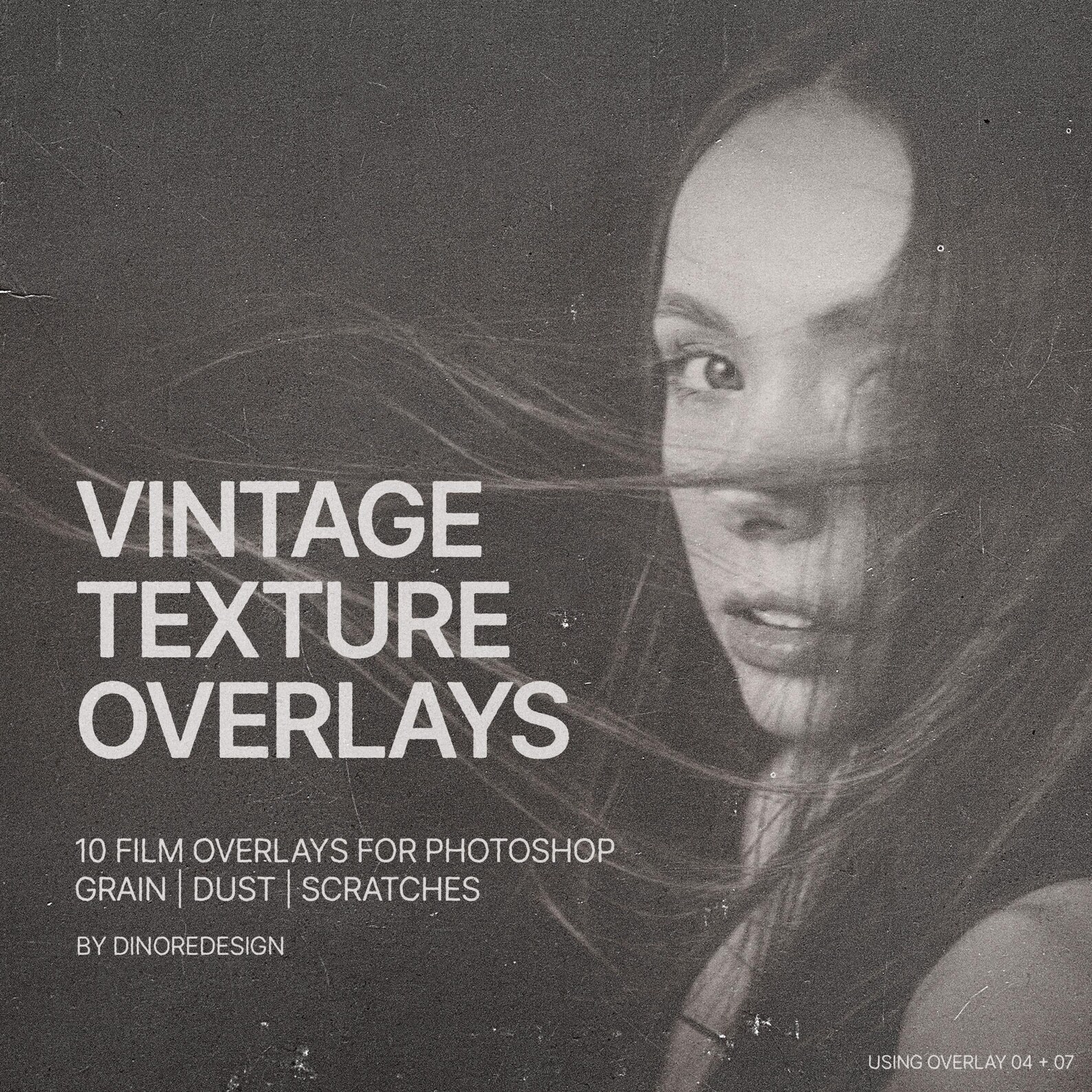 Vintage Film Texture Photoshop Overlays for Photos Film Texture ...
