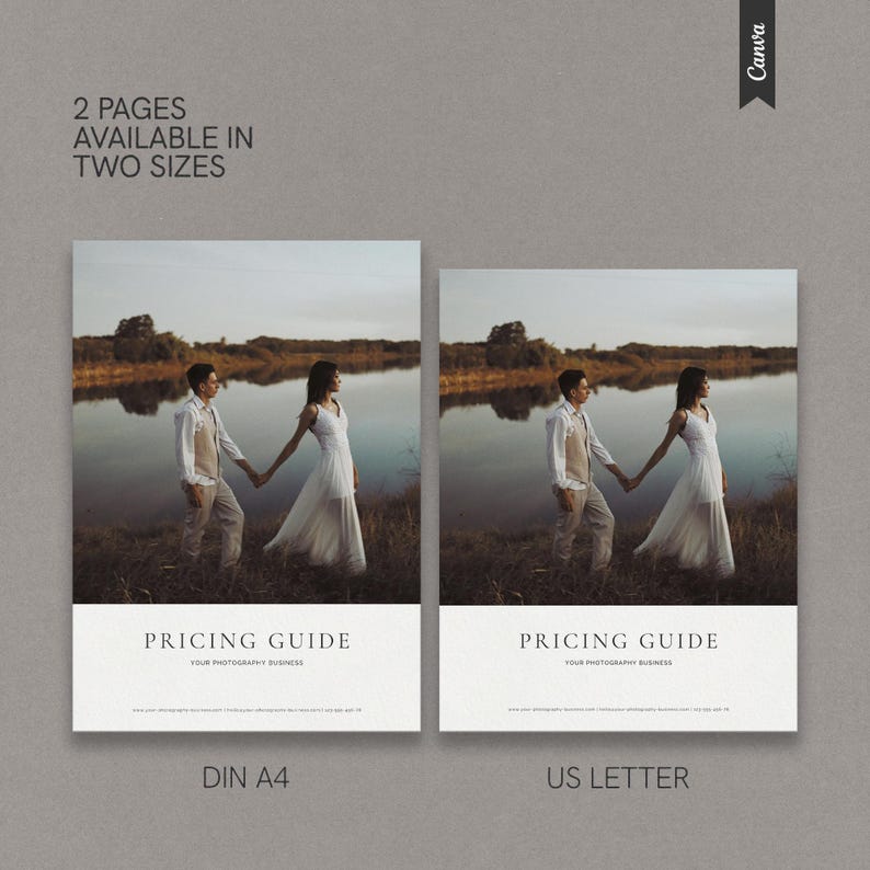 Wedding Photography Pricing Template for Photographers Pricing Guide ...