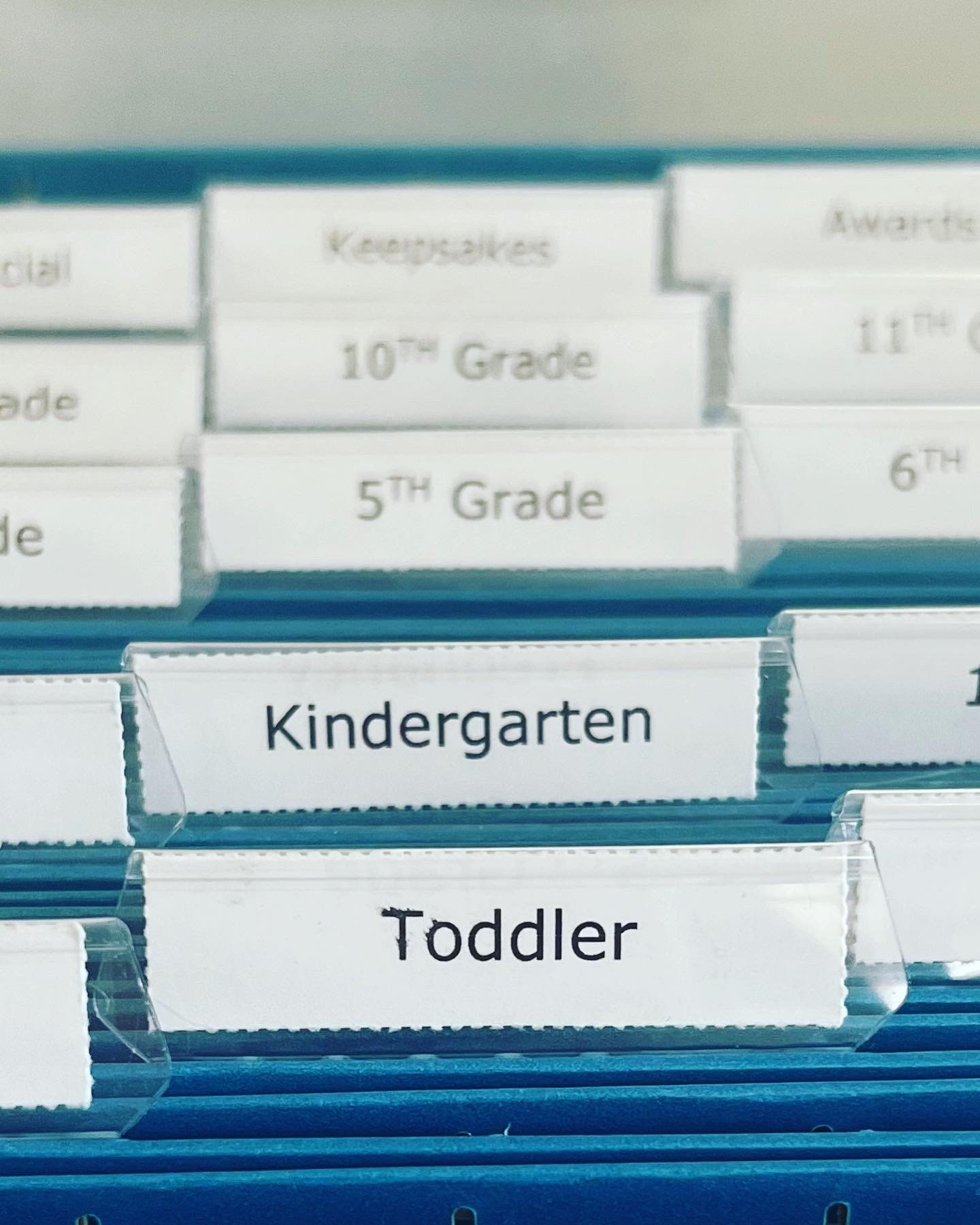 Kids School Memory Box, Milestone Bin, Memory File Box, School Work ...