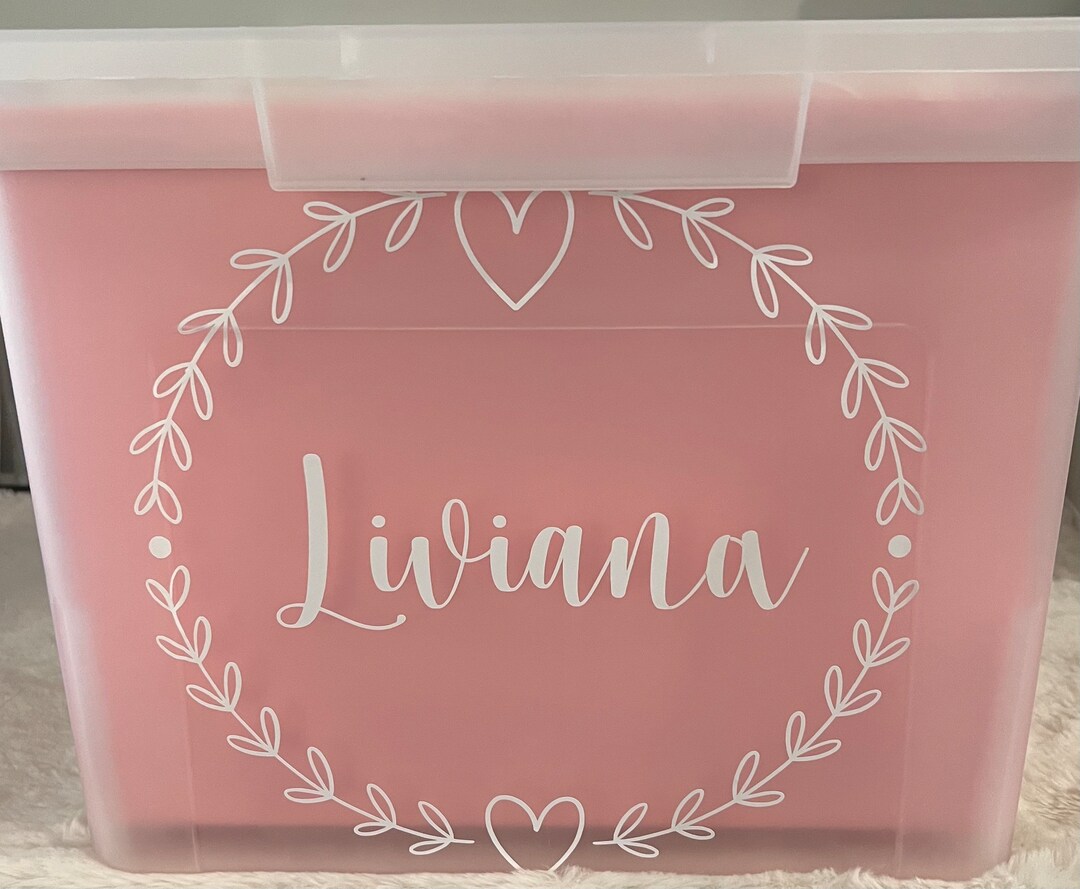 Kids School Memory Box, Milestone Bin, Memory File Box, School Work ...