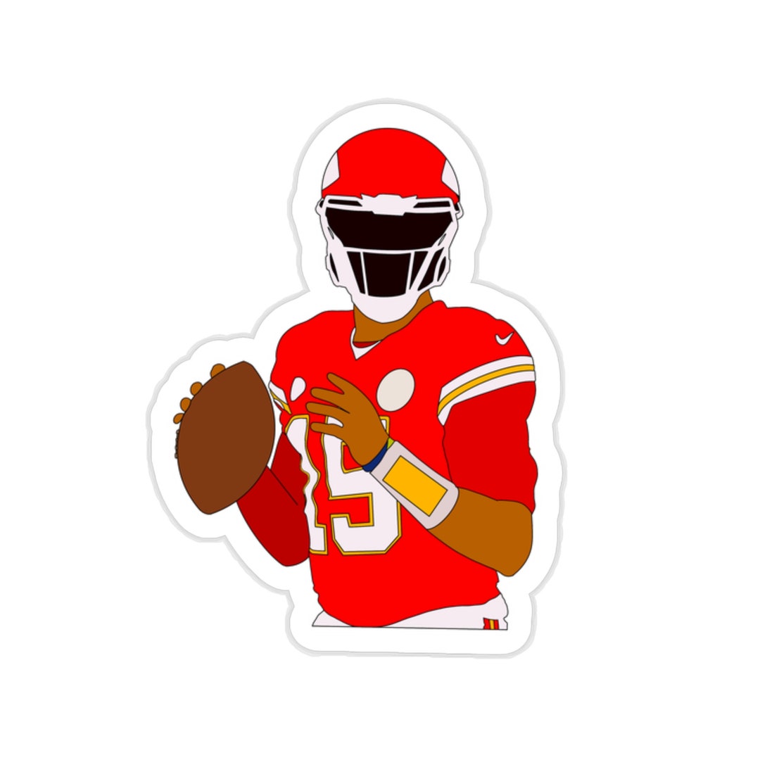 Patrick Mahomes Kansas City Chiefs Kiss-cut Sticker - Etsy
