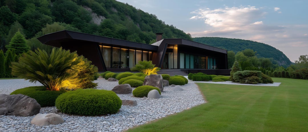 Midjourney Prompt. Luxury Modern House Design, Complete Interior ...