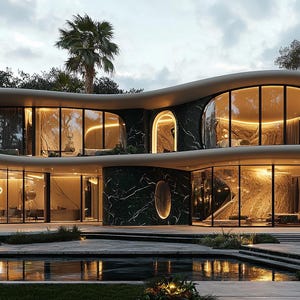 Midjourney /imagine Prompt. Architectural Zaha Hadid-inspired Prompt ...