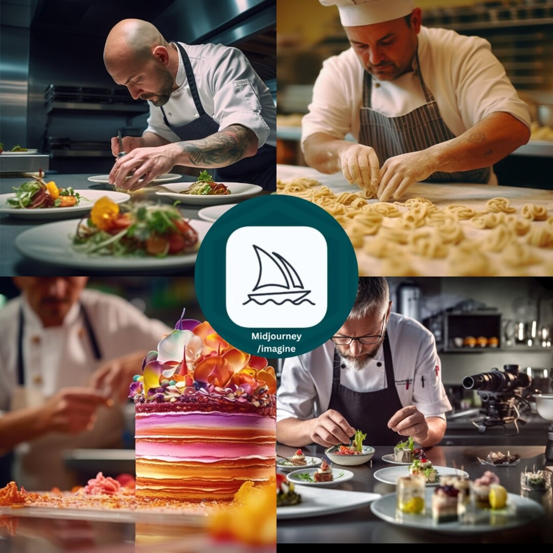 Midjourney Prompt /imagine. Chefs in Action Cooking Photography. This ...