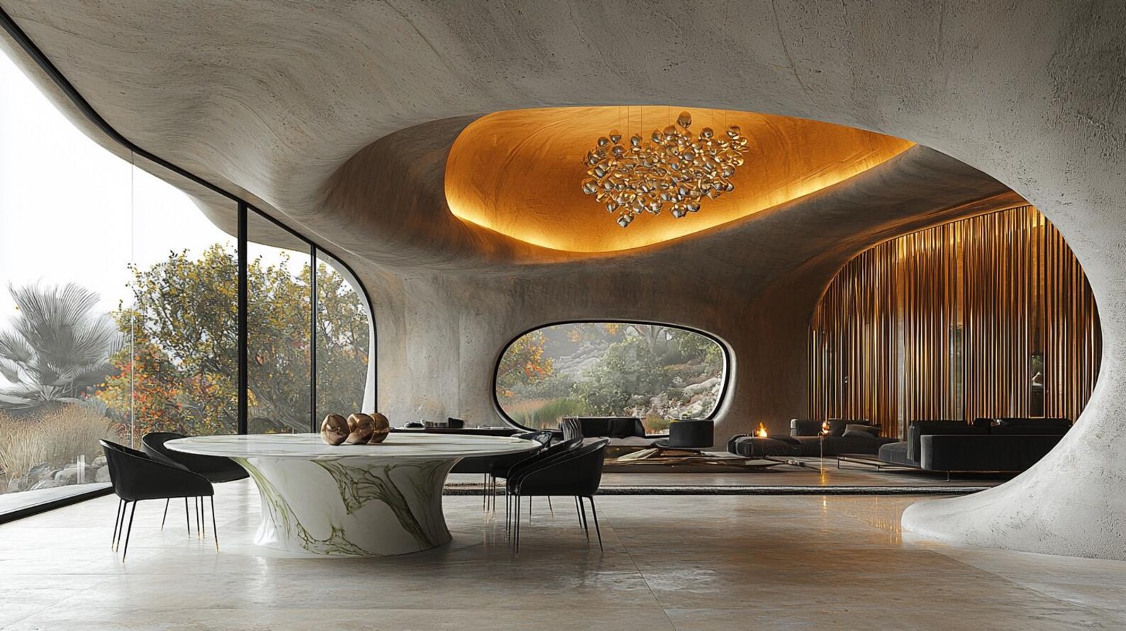 Midjourney /imagine Prompt. Architectural Zaha Hadid-inspired Prompt ...