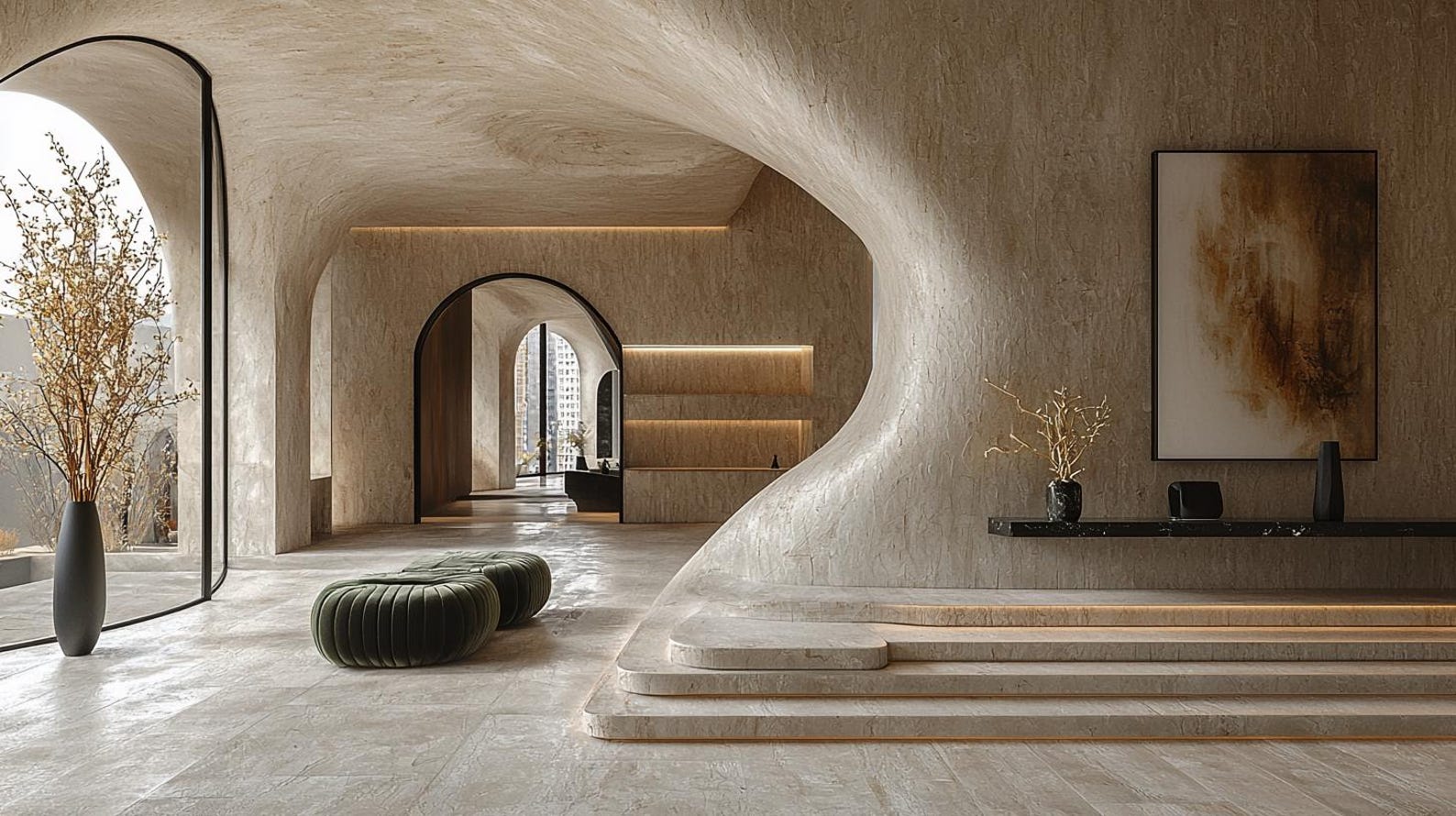 Midjourney /imagine Prompt. Architectural Zaha Hadid-inspired Prompt ...