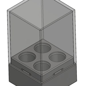 UPDATED Data: Reloading Die Storage Box STL File , With and Without ...