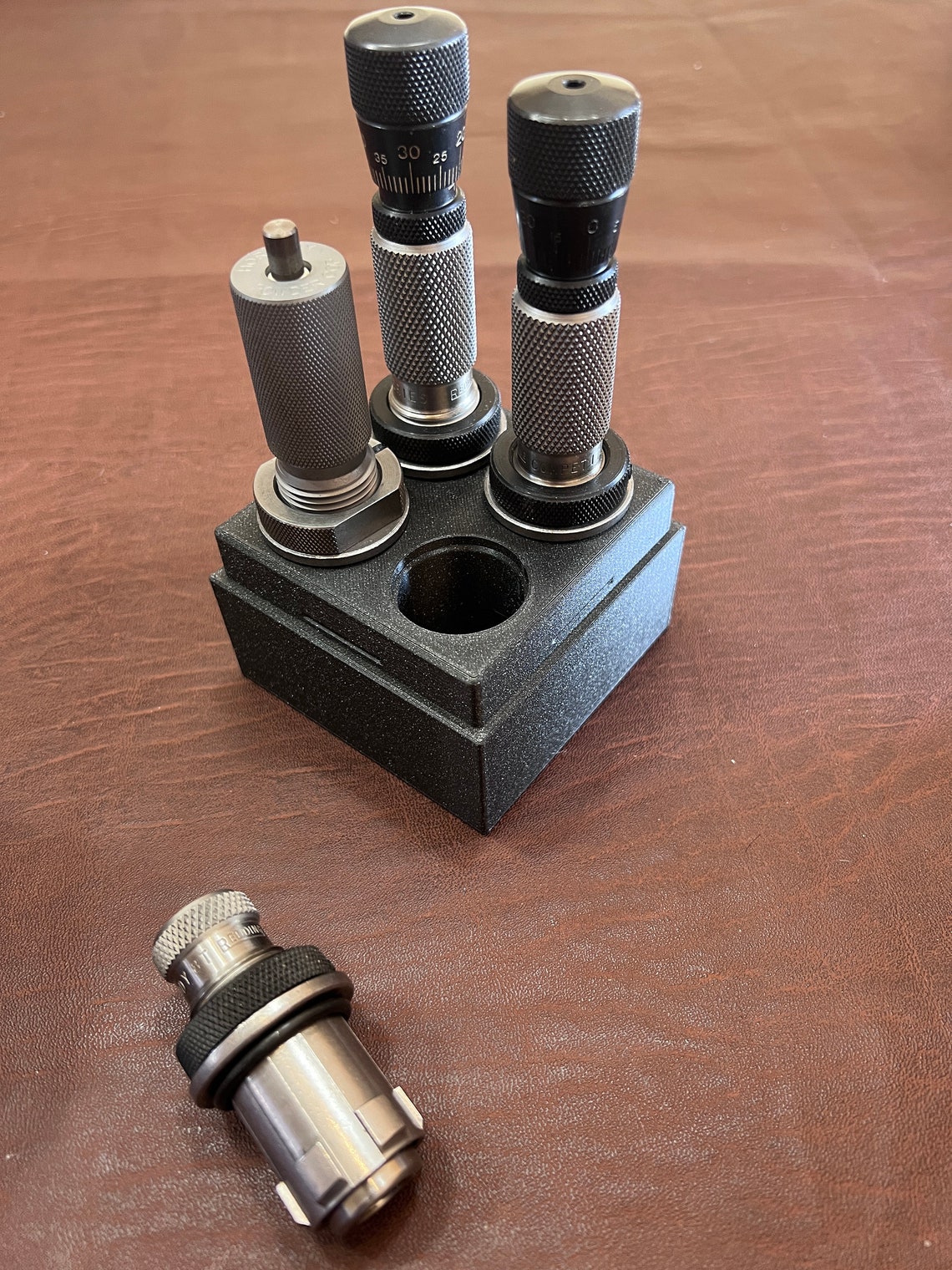 UPDATED Data: Reloading Die Storage Box STL File , With and Without ...