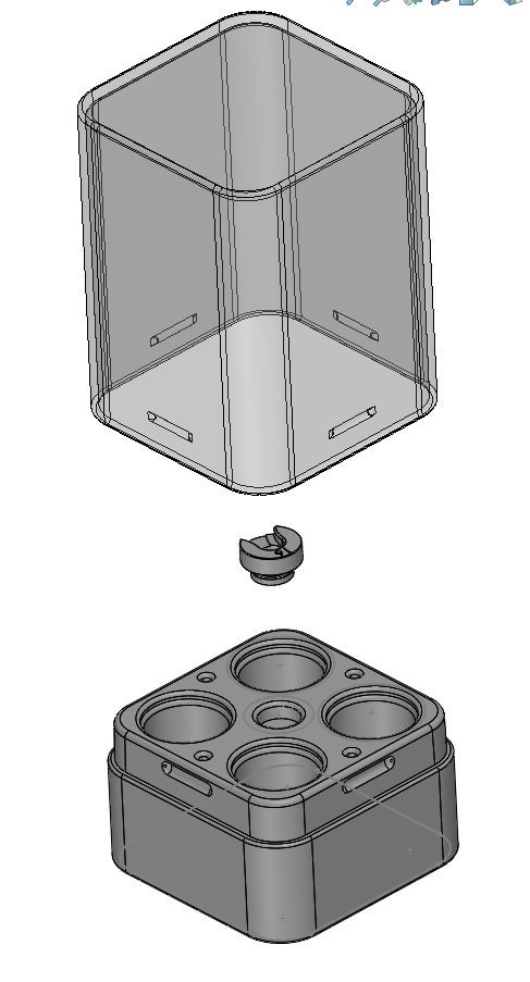 UPDATED Data: Reloading Die Storage Box STL File , With and Without ...