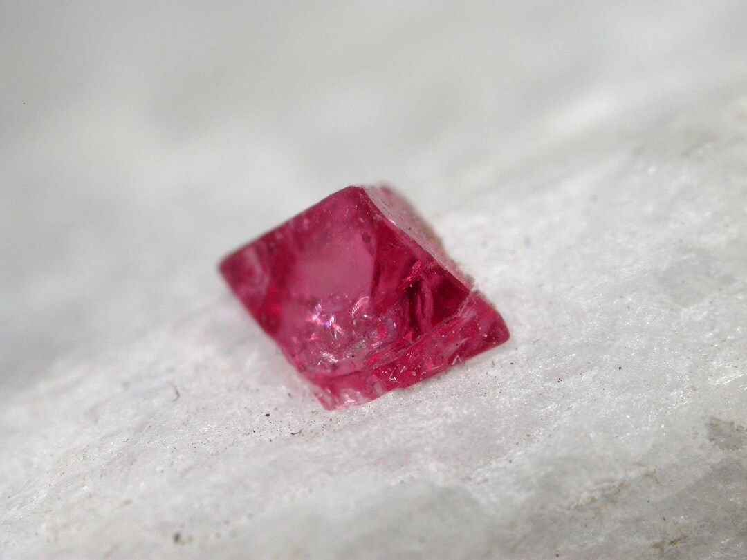 SPINEL Rich Red Spinel Crystal in Matrix From Myanmar burma - Etsy