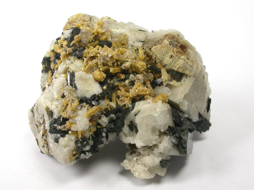 Very Rare PARISITE - Rare Parisite-(ce) With Zircon on Feldspar With ...