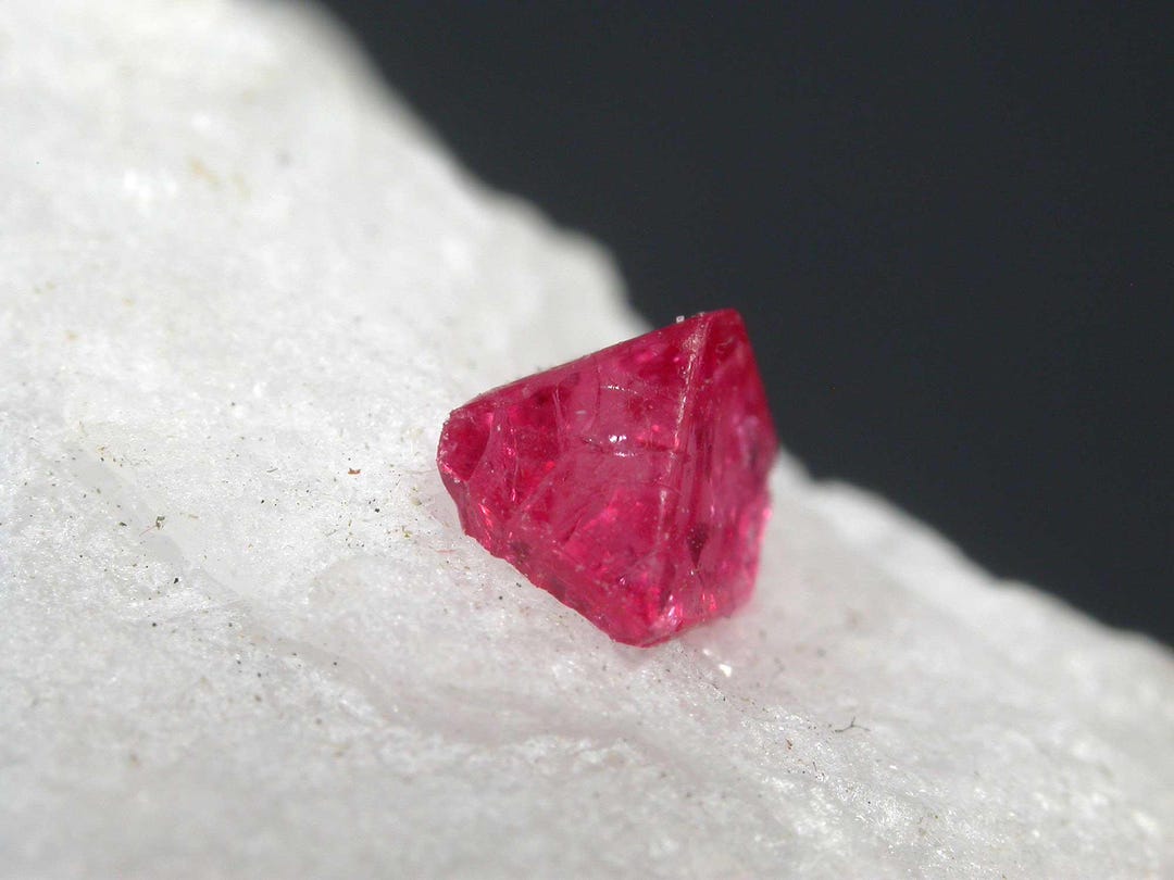 SPINEL Rich Red Spinel Crystal in Matrix From Myanmar burma - Etsy
