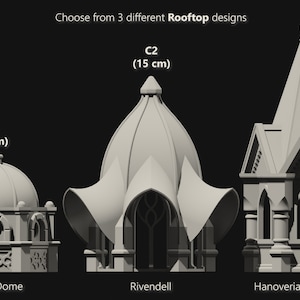 Modular Gothic Plant Tower (3D Print Files) – Customizable Architecture ...