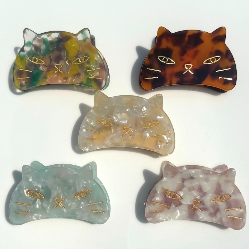Cat Hair Claw Clip - Etsy