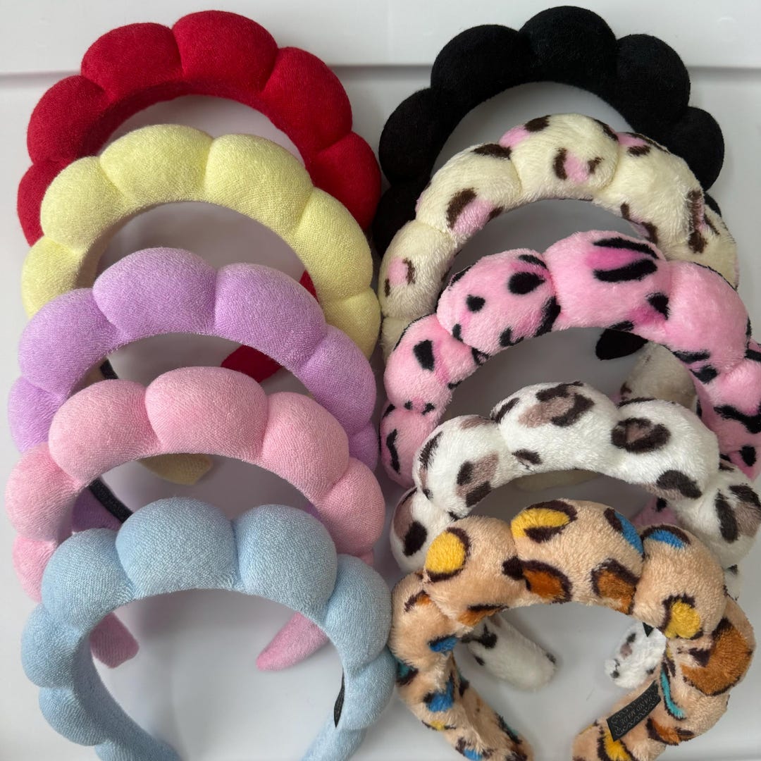 The “puffy Sponge Headband” (wristbands Now Included!) - Spa + Makeup ...