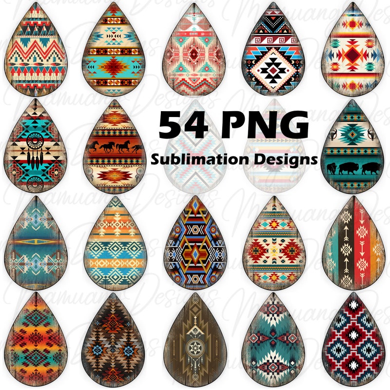 Country Earring Templates - Etsy