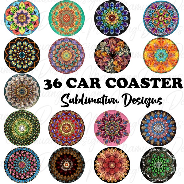 Car Mandala - Etsy